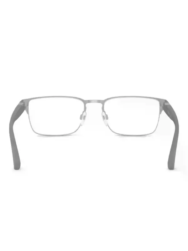 Emporio Armani Rectangle-frame Glasses - Grey