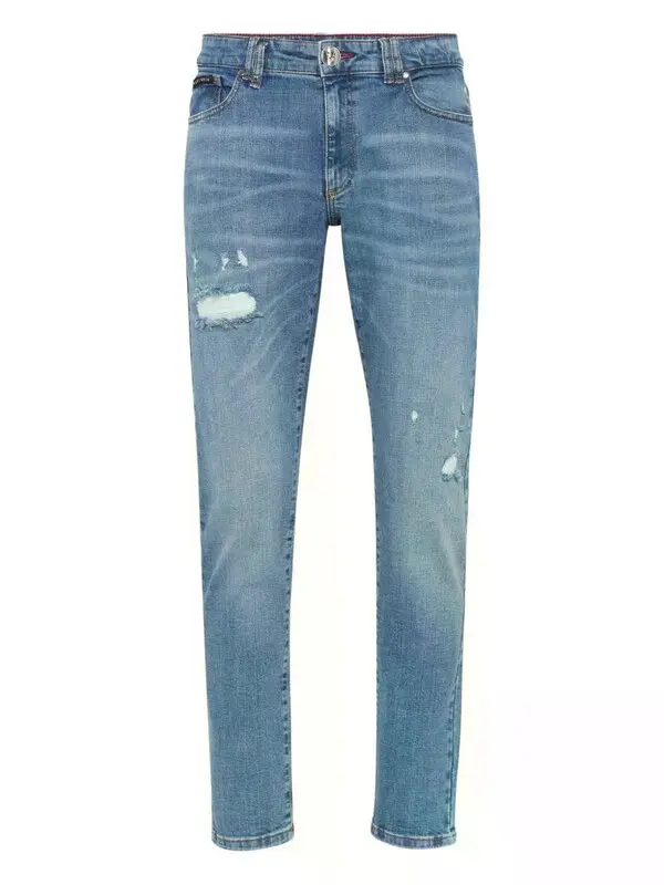 Philipp Plein Super Straight Jeans - Blue