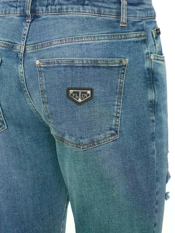 Philipp Plein Super Straight Jeans - Blue