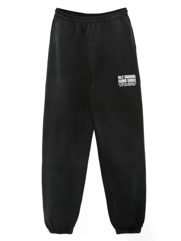 WILLY CHAVARRIA Fashion Services Track Pants - Black