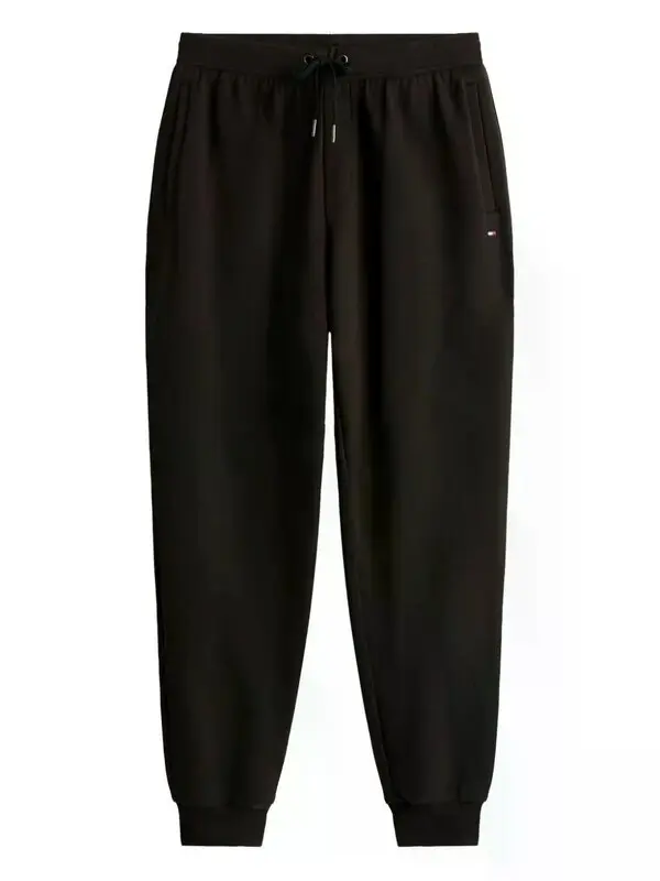 Tommy Hilfiger Flag Drawstring Track Pants - Black