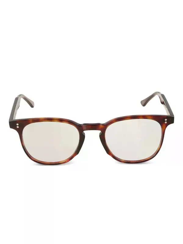 Kàdor Round-frame Glasses - Brown