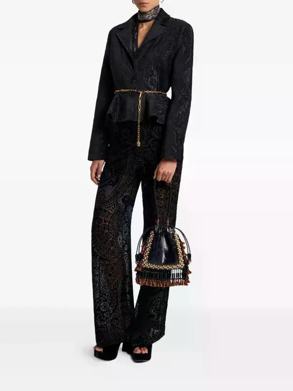 Etro Floral Paisley Single-breasted Blazer