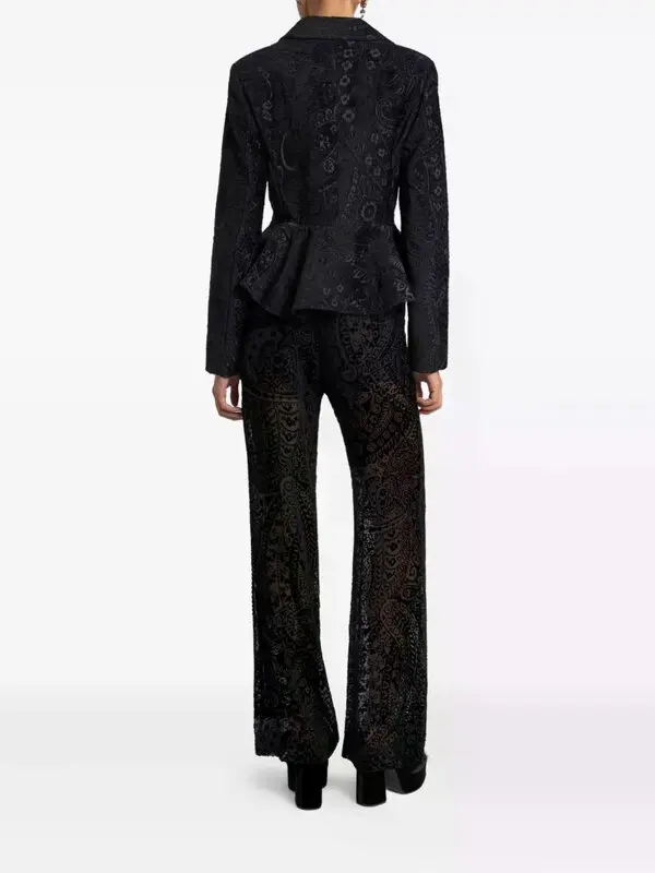 Etro Floral Paisley Single-breasted Blazer