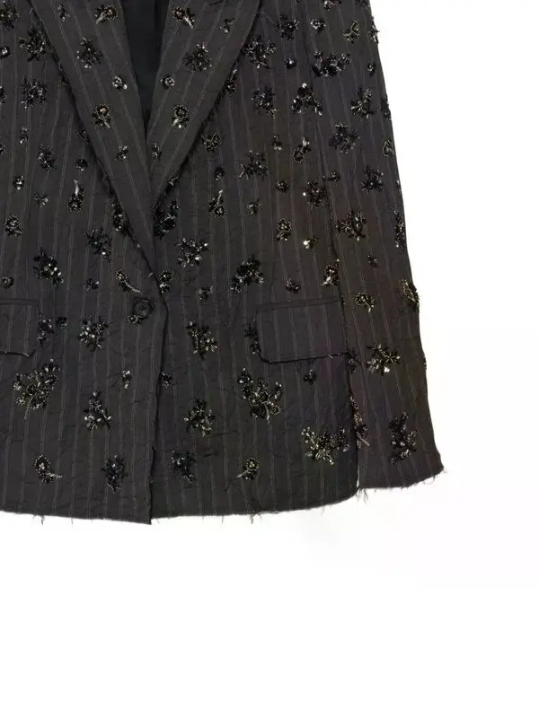Simkhai Murphy Embellished Blazer - Grey