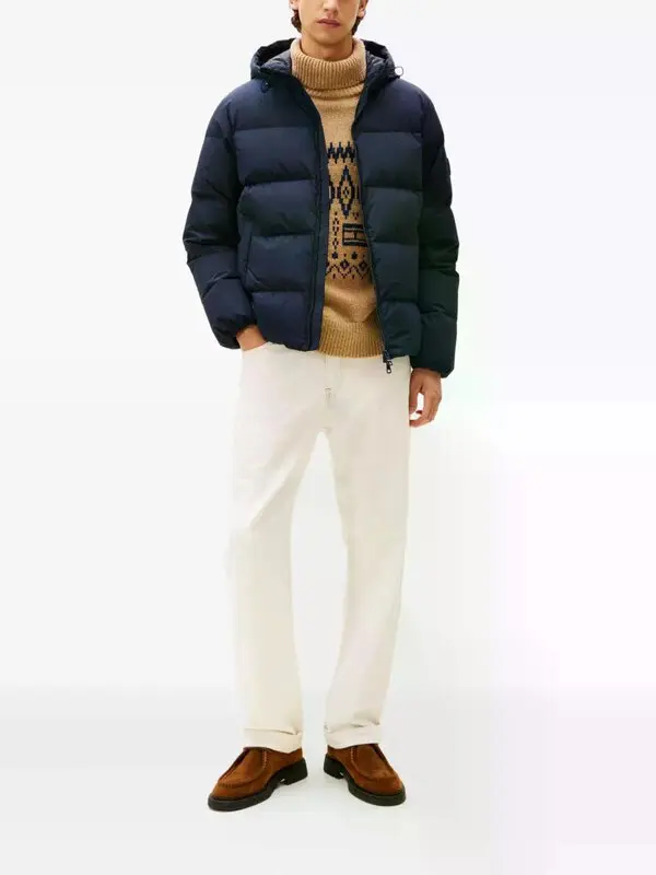 Tommy Hilfiger Hooded Padded Jacket - Blue