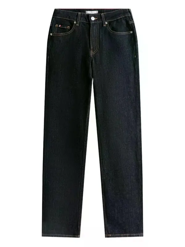 Tommy Hilfiger Logo-patch Jeans - Blue