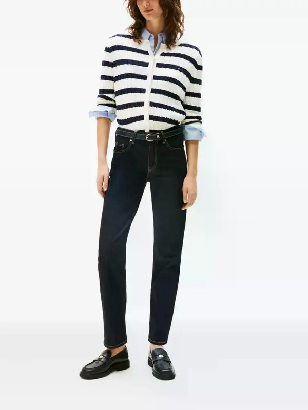 Tommy Hilfiger Logo-patch Jeans - Blue