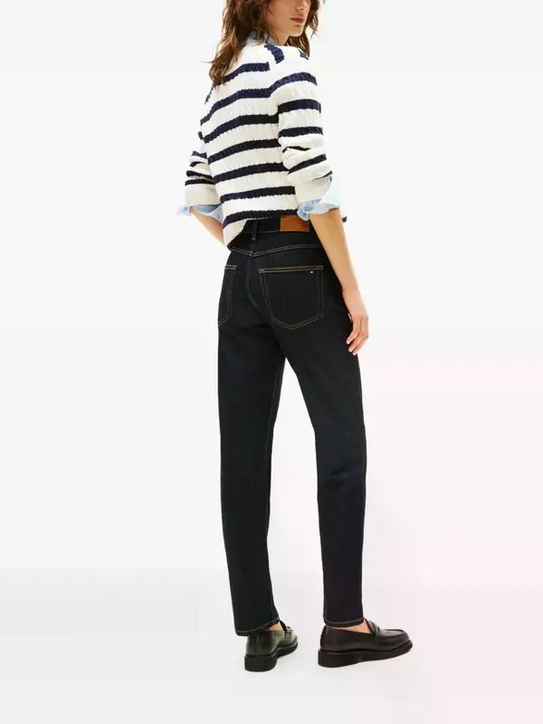 Tommy Hilfiger Logo-patch Jeans - Blue