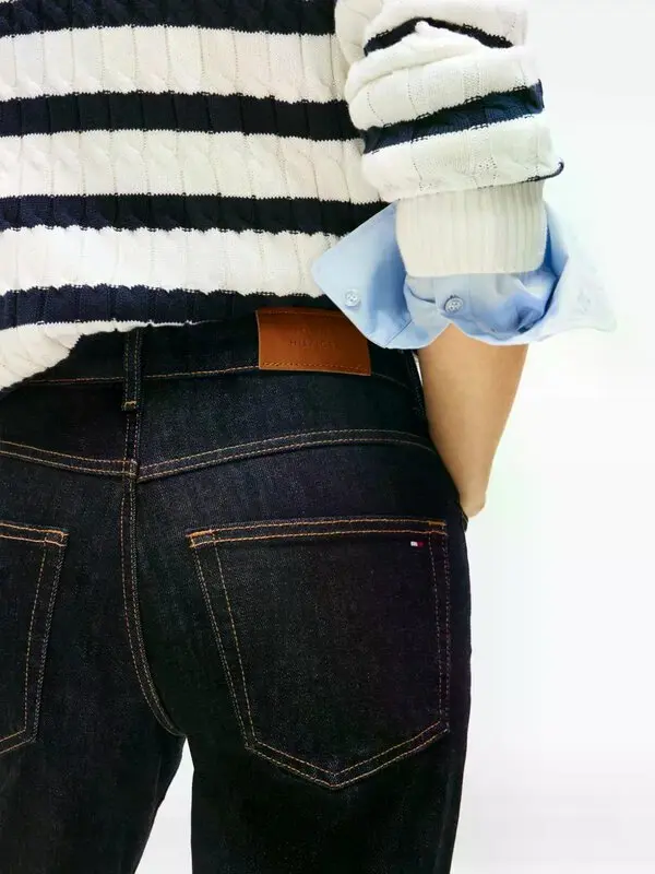 Tommy Hilfiger Logo-patch Jeans - Blue