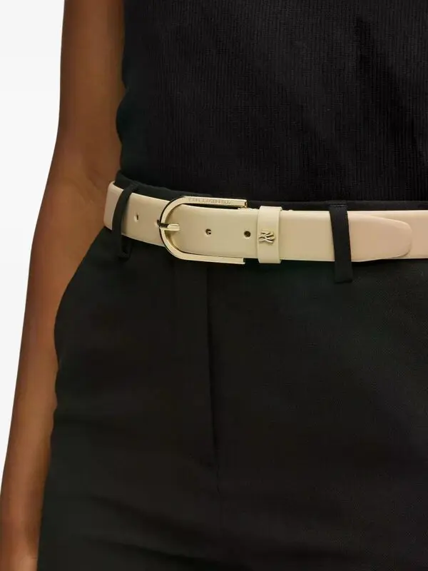 Karl Lagerfeld K/autograph Pin Belt - Neutrals