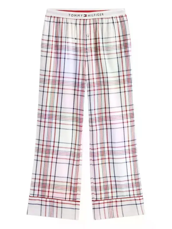 Tommy Hilfiger Plaid-pattern Pyjama Set