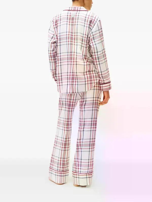Tommy Hilfiger Plaid-pattern Pyjama Set