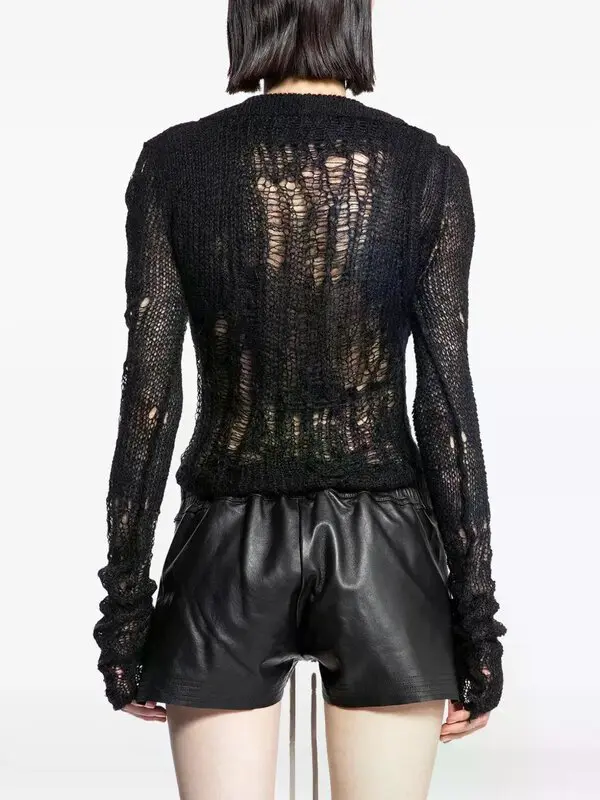 Rick Owens Net-knit Sweater