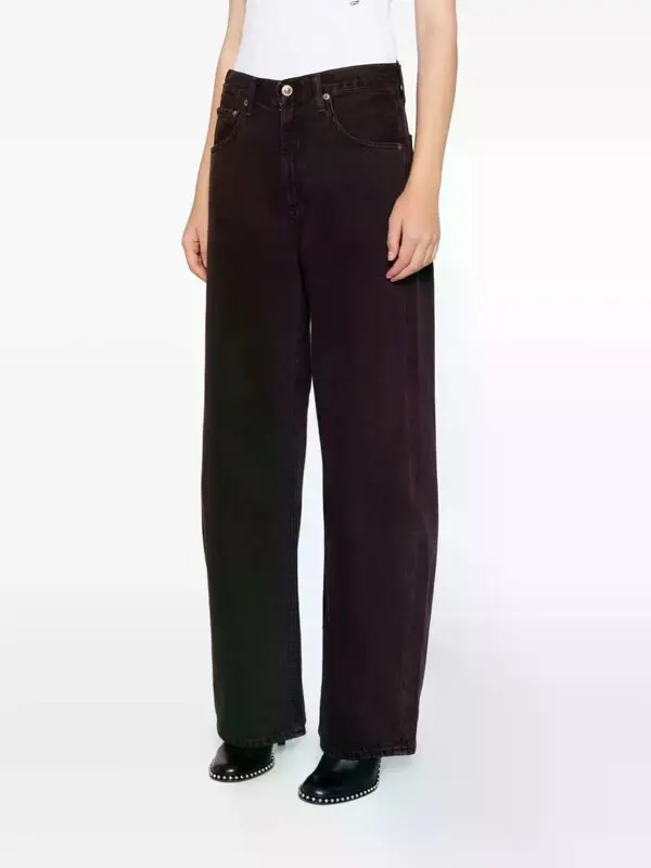 AGOLDE Low Rise Wide Leg Jeans