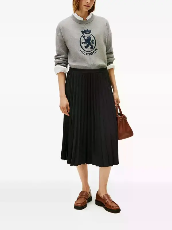 Tommy Hilfiger Pleated Skirt - Black
