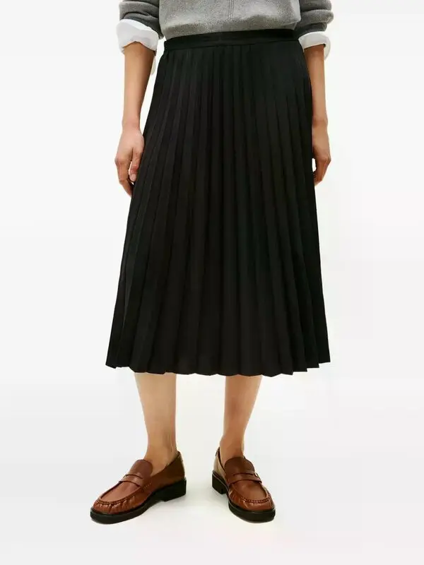 Tommy Hilfiger Pleated Skirt - Black