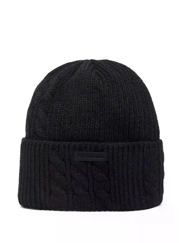 Columbia Cable-knit Beanie - Black