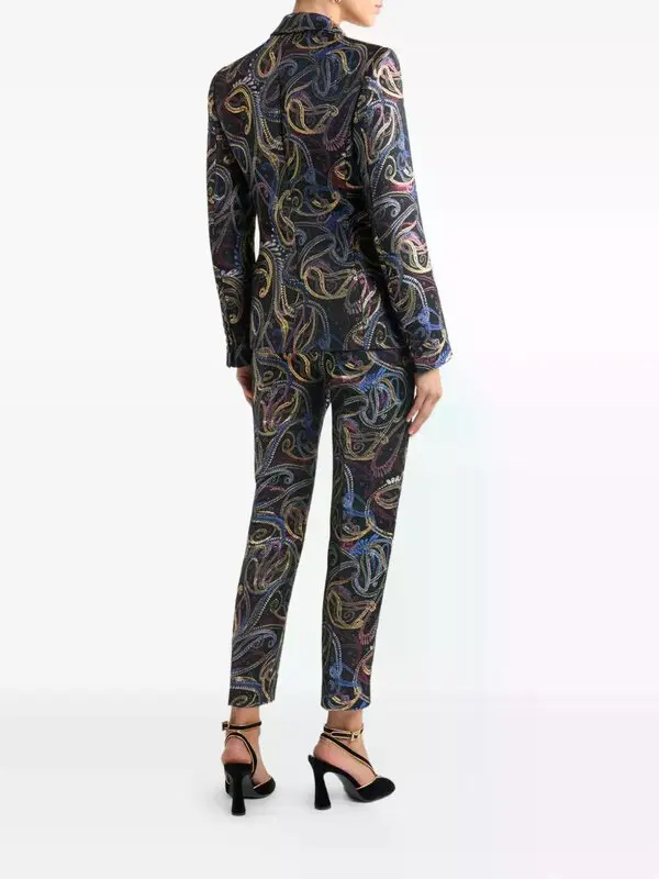 Etro Single-breasted Paisley Blazer - Black