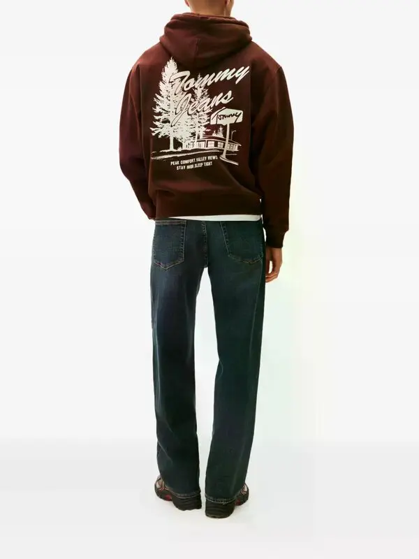 Tommy Hilfiger Pocketed Printed Hoodie