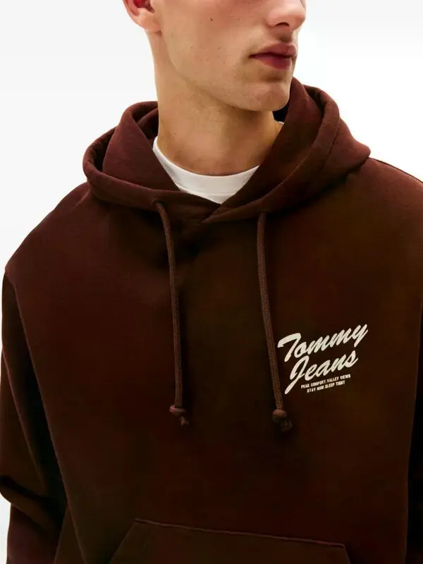 Tommy Hilfiger Pocketed Printed Hoodie