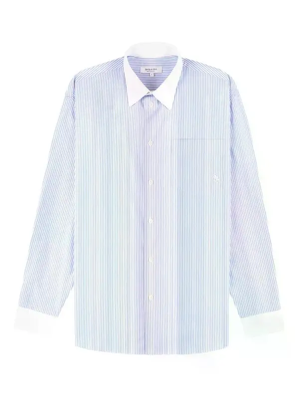 SPORTY & RICH Striped Pocket Shirt