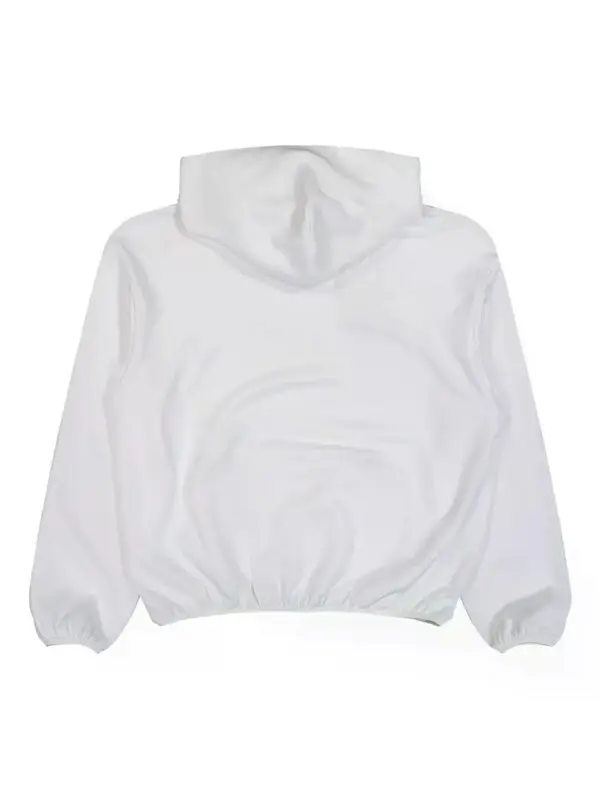 Casablanca Logo-detail Long-sleeve Hoodie - White