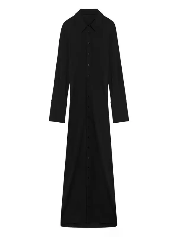 Sportmax Button-front Maxi Shirt Dress