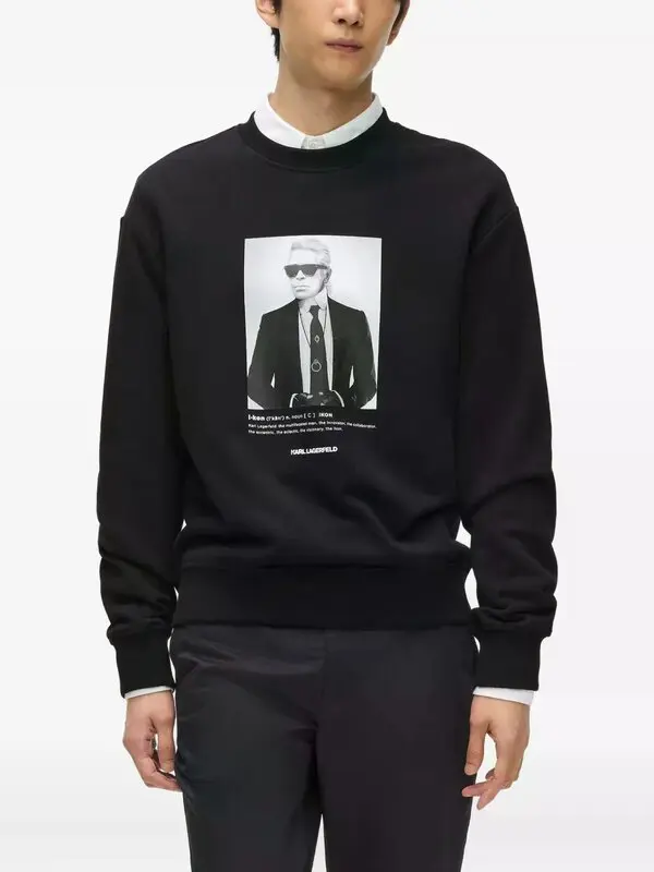 Karl Lagerfeld Portrait-print Sweater