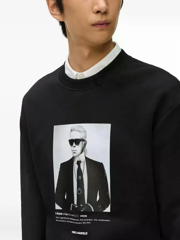 Karl Lagerfeld Portrait-print Sweater