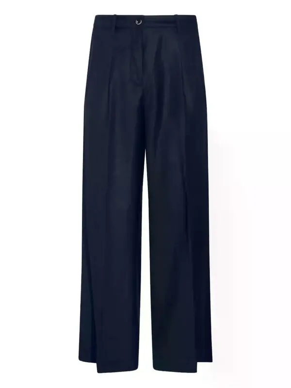 NINE:INTHE:MORNING Pleated Tailored Trousers - Blue
