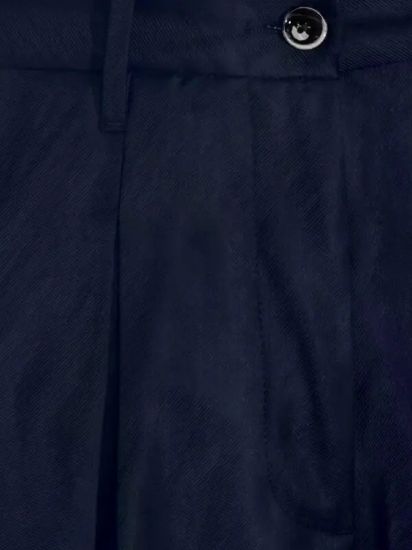 NINE:INTHE:MORNING Pleated Tailored Trousers - Blue