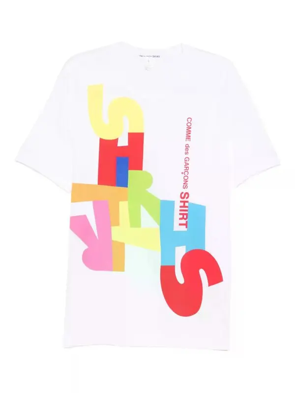 Comme Des Garçons Graphic-print T-shirt - White