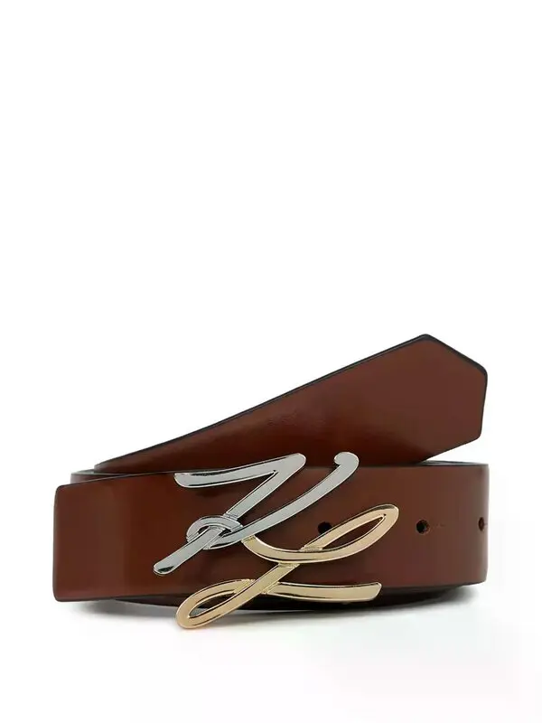 Karl Lagerfeld K/autograph Reversible Belt - Black