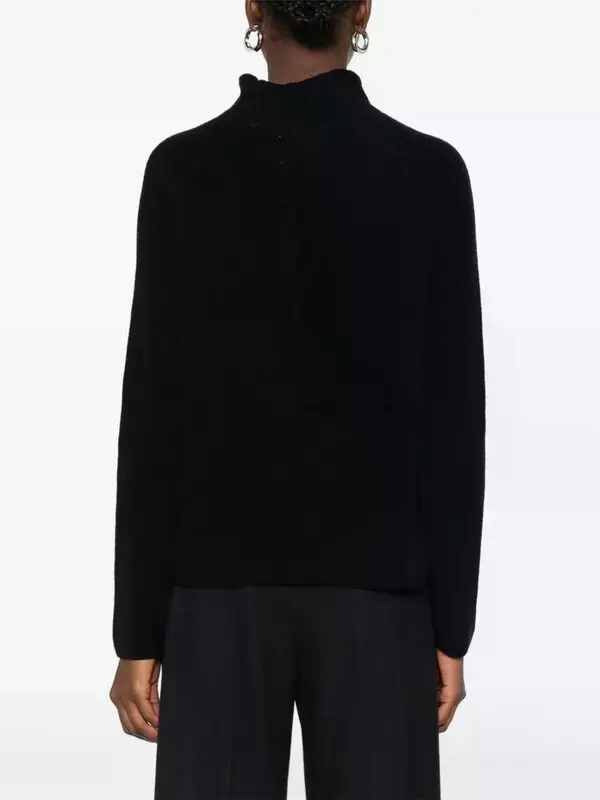 Marc O'polo Knitted Mock-neck Sweater - Black