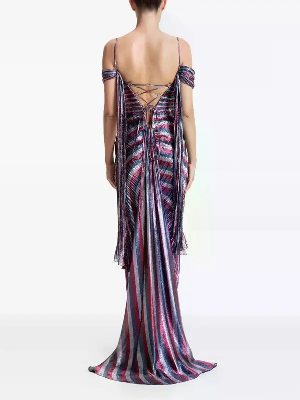 strapless open back dress Sleeveless Midi Fit And Flare Dress | Asymmetrical main image 0