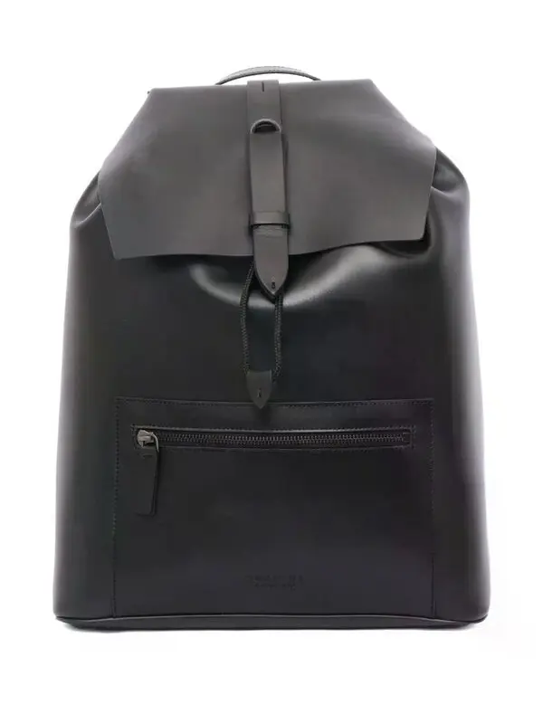 ORTIGNI Alba Leather Backpack - Black