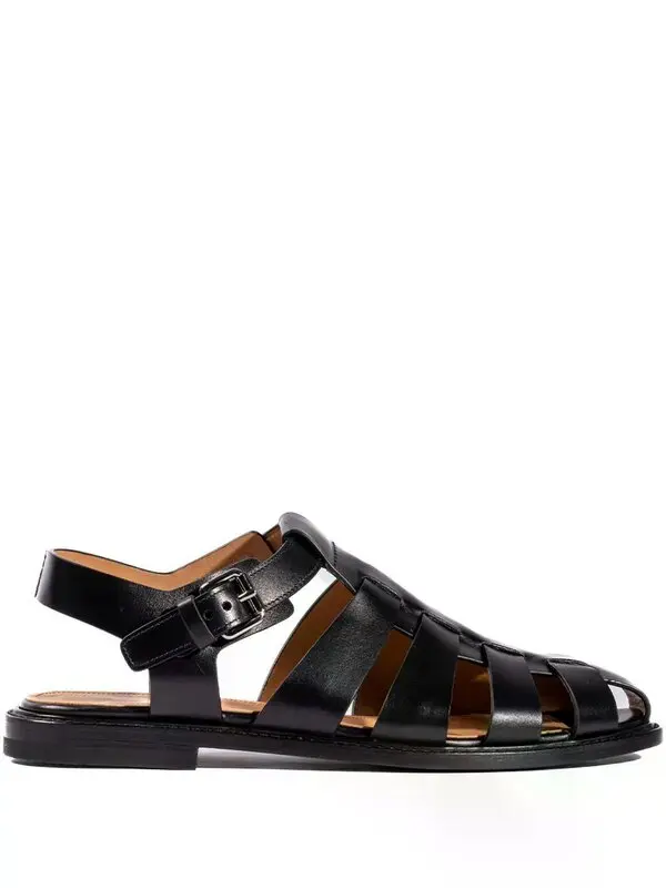 Church's Fisherman Buckle Sandals - Black