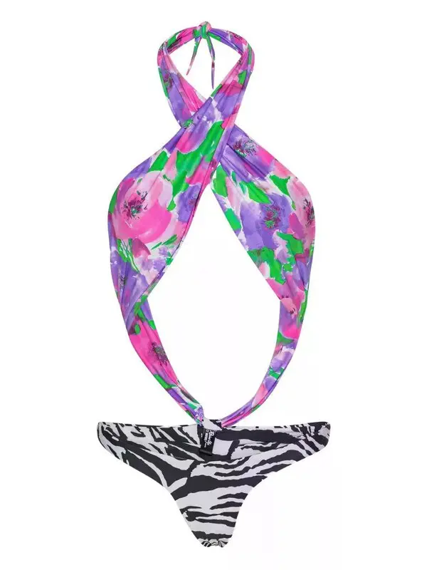 ROTATE BY BIRGER CHRISTENSEN X Reina Olga Showpony Swimsuit - Purple