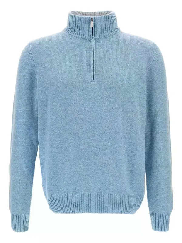 GRAN SASSO Fine-knit Half-zip Jumper