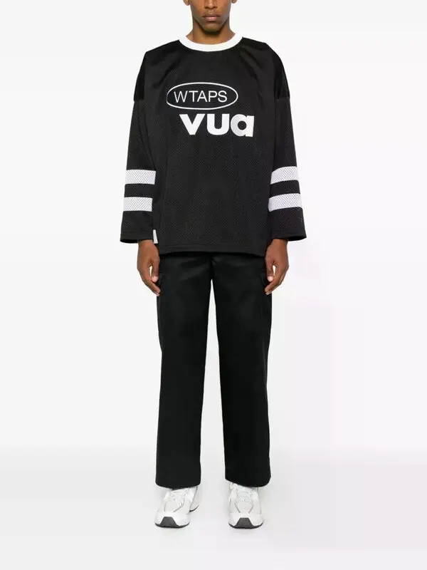 WTAPS Mesh Logo Long Sleeve T-shirt