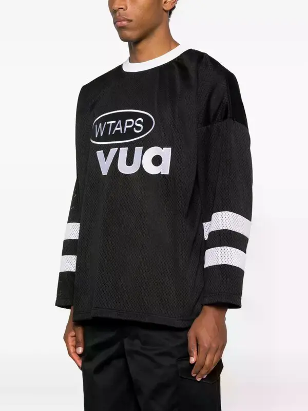 WTAPS Mesh Logo Long Sleeve T-shirt