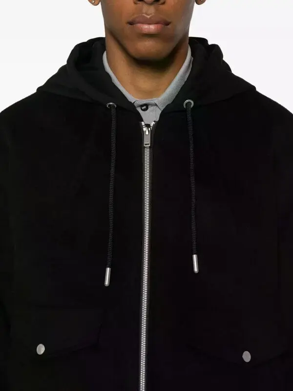 Moose Knuckles Hooded Zip Jacket