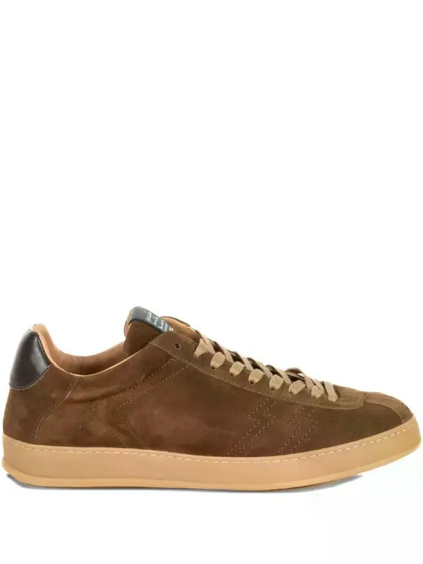 Stokton Zapper Teak Suede Sneakers