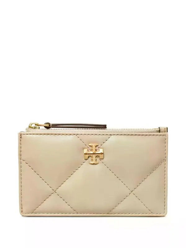 Tory Burch Kira Diamond-quilting Wallet - Neutrals
