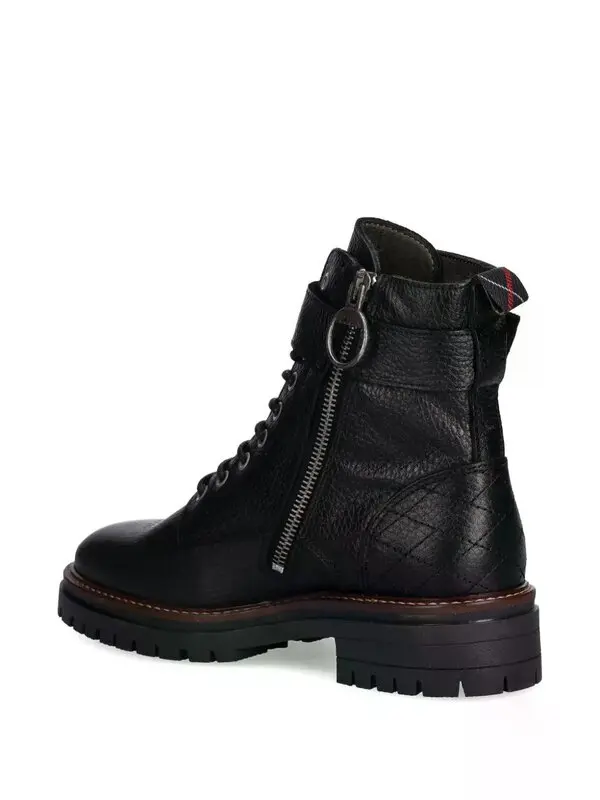 Barbour Buckle Lace-up Boots