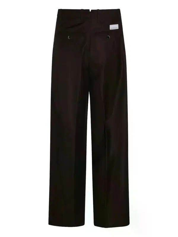 NINE:INTHE:MORNING Pleated Tailored Trousers - Brown