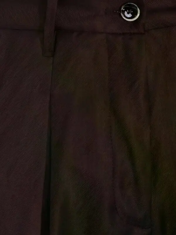 NINE:INTHE:MORNING Pleated Tailored Trousers - Brown