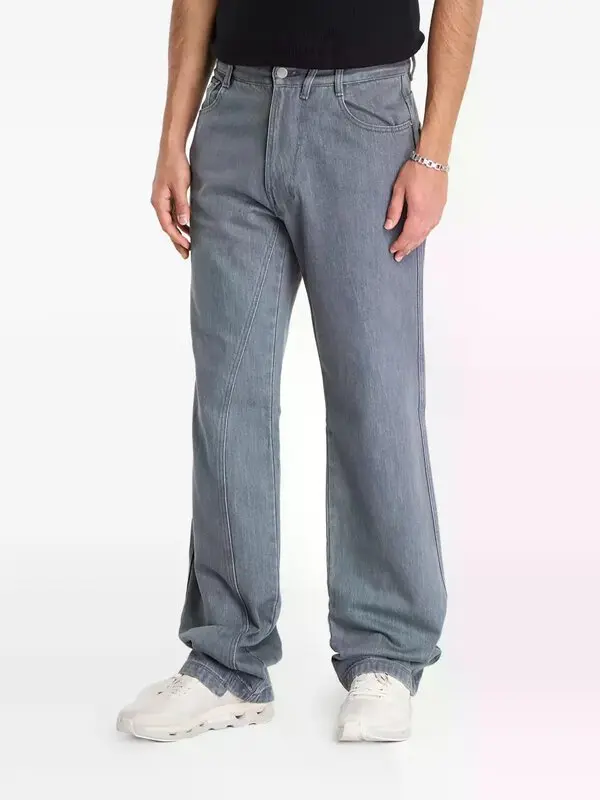 POST ARCHIVE FACTION Seam Detail Curved Jeans