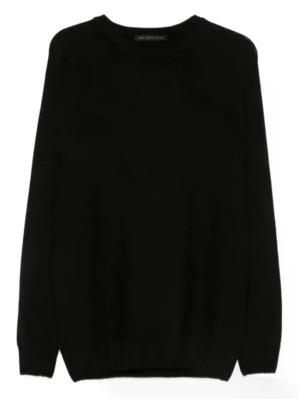 LOW BRAND Crew-neck Sweater - Black